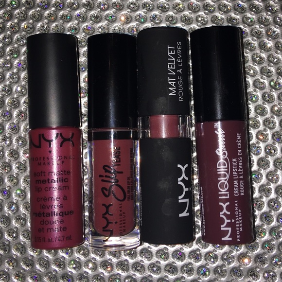 NYX | Makeup | New Nyx Lip Bundle Budapest Dark Reds | Poshmark